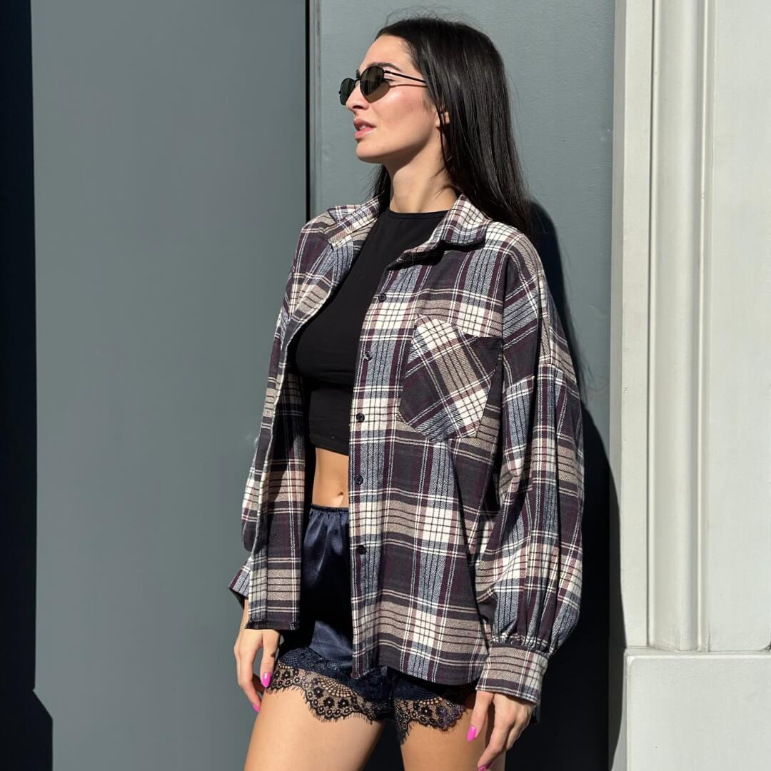 Camicia Bet checked – aversashoes.com